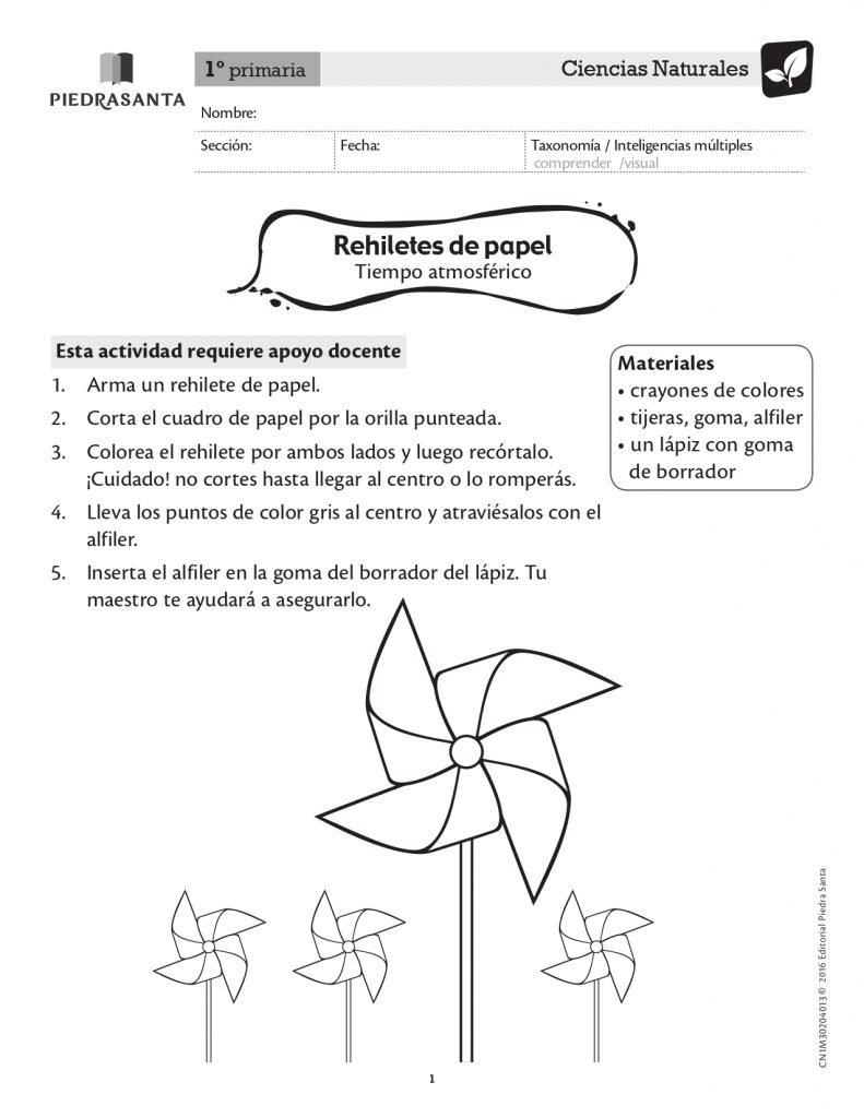 Rehiletes de papel – CROPS