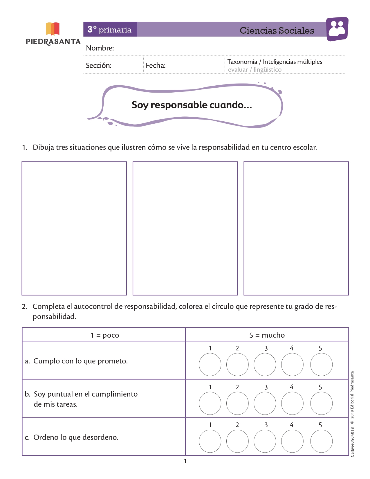 Soy responsable cuando… – CROPS